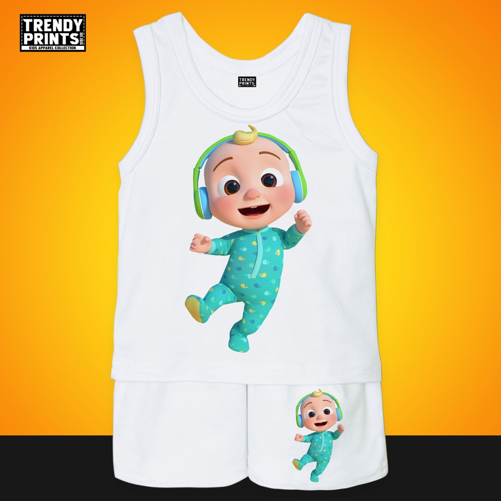 TERNO Cocomelon Kids Sando And Shorts for Boys and Girls 1-12 Years Old ...