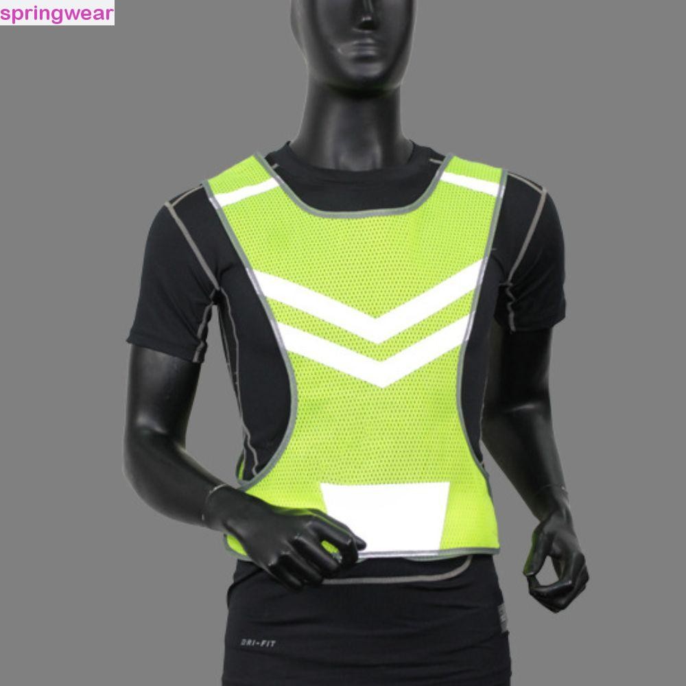 SPRINGWEAR Reflective Vest, with Storage Bag Night Warning Reflective ...