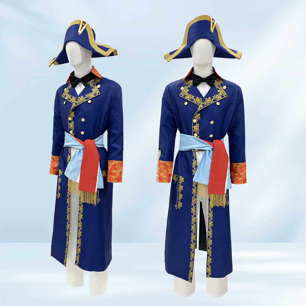 Movie Napoleon Same suit Cosplay Costume Medieval Court Retro Napoleon ...