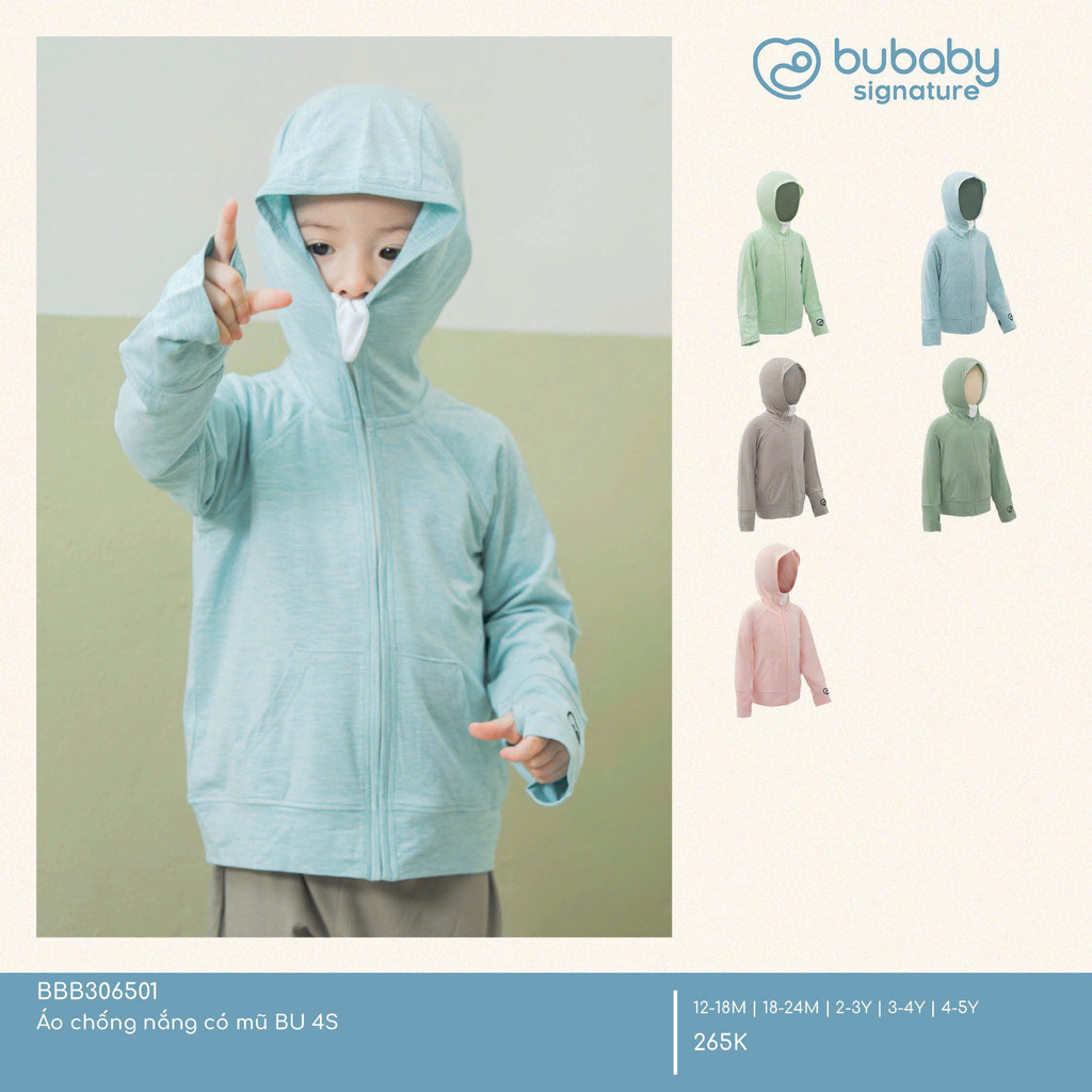 [BU Baby] (12M-5Y) SunscreenJacket with hat 4S BBB306501 | Genuine ...