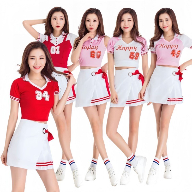 Cosmic Girls Cheerleading Uniform Student Team Sports Outfit Stage ...