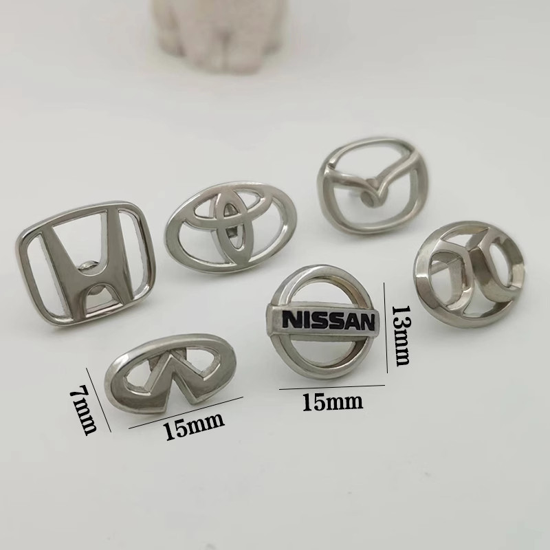 Mazda Honda Toyota Metal Badge Custom Car Logo Pin Brooch 4S Shop ...