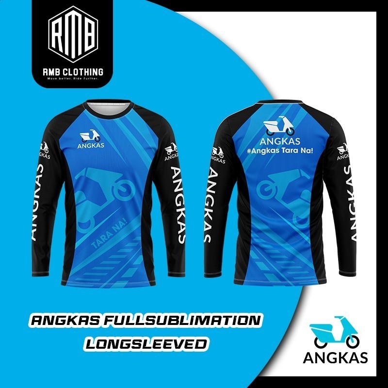 ANGKAS RIDER UNIFORM FULL SUBLIMATION LONGSLEEVE | Shopee Philippines