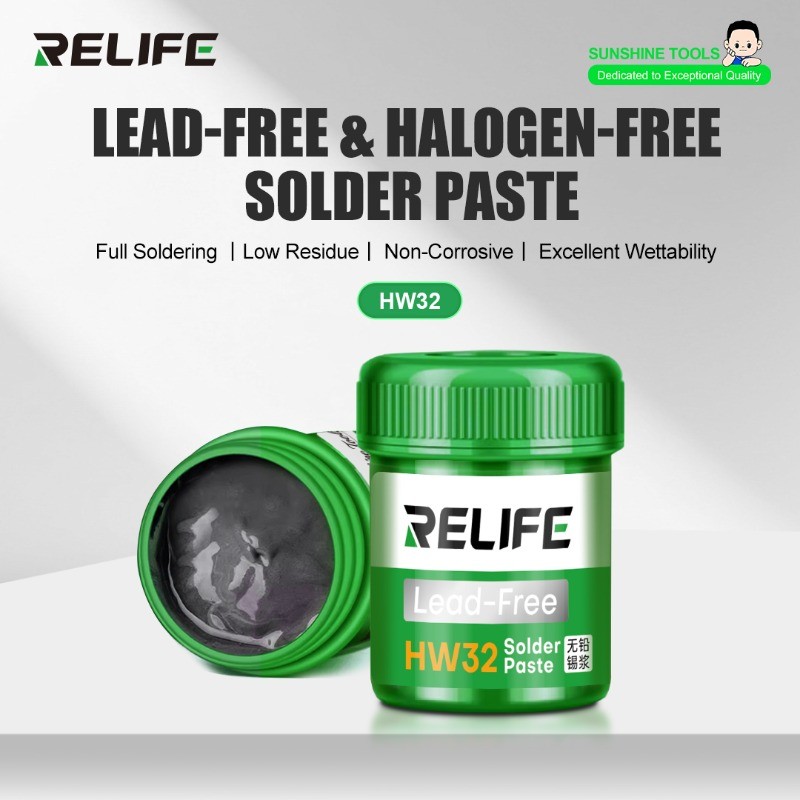 RELIFE HW32 Lead-Free Solder Paste is suitable for mobile phone repairs ...