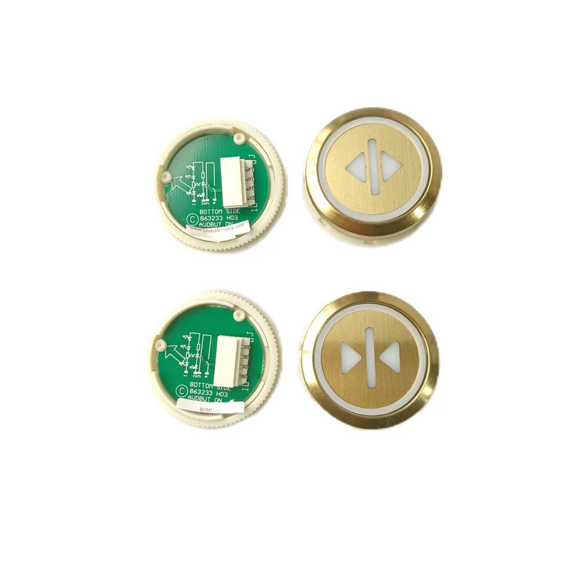 KDS50 Elevator COP Push Button 863233 H03 KM863233H03 Gold Color ...