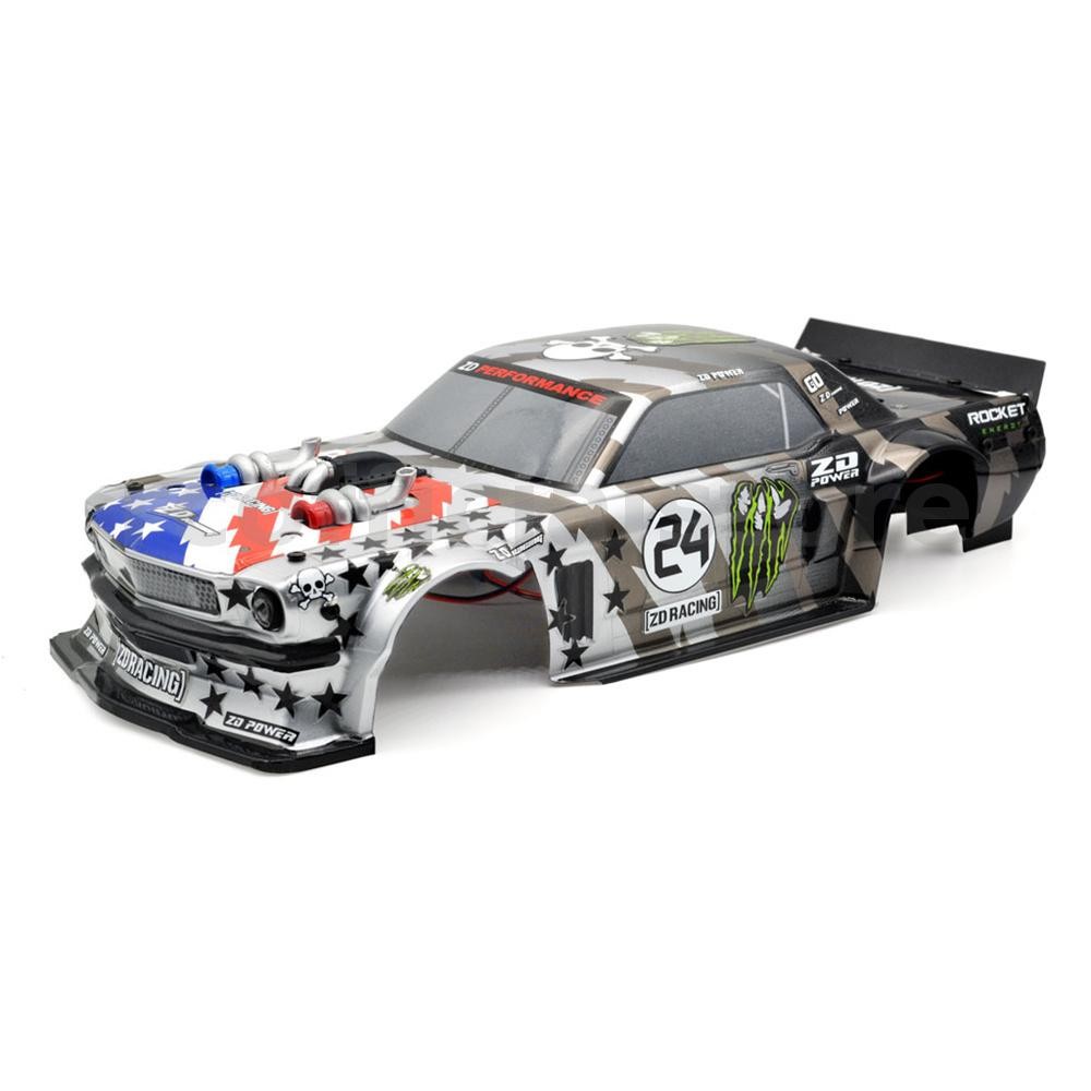 ZD Racing EX16 S16 1/16 RC Car Spare Body Shell w/Sticker Sheet Painted ...