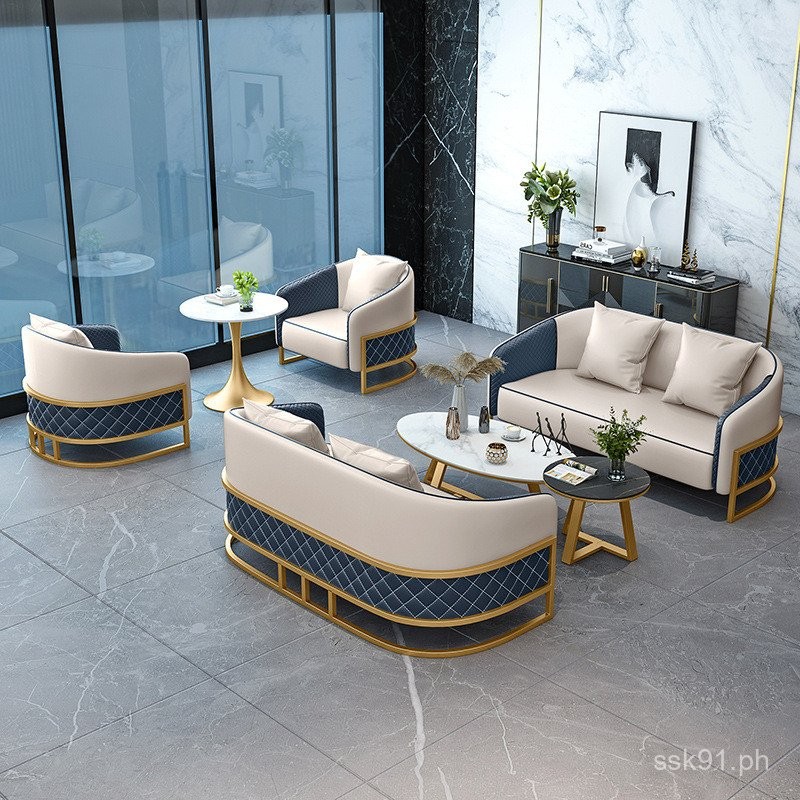 Sales Office Negotiation Table and Chair Set, Light Luxury Leisure ...