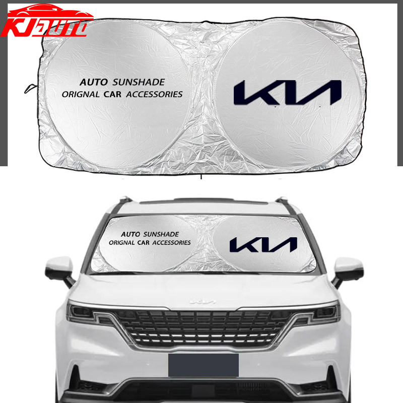 New Kia KN Car Windshield Front Sun Shade Cover For KIA Seltos Sonet K2 ...
