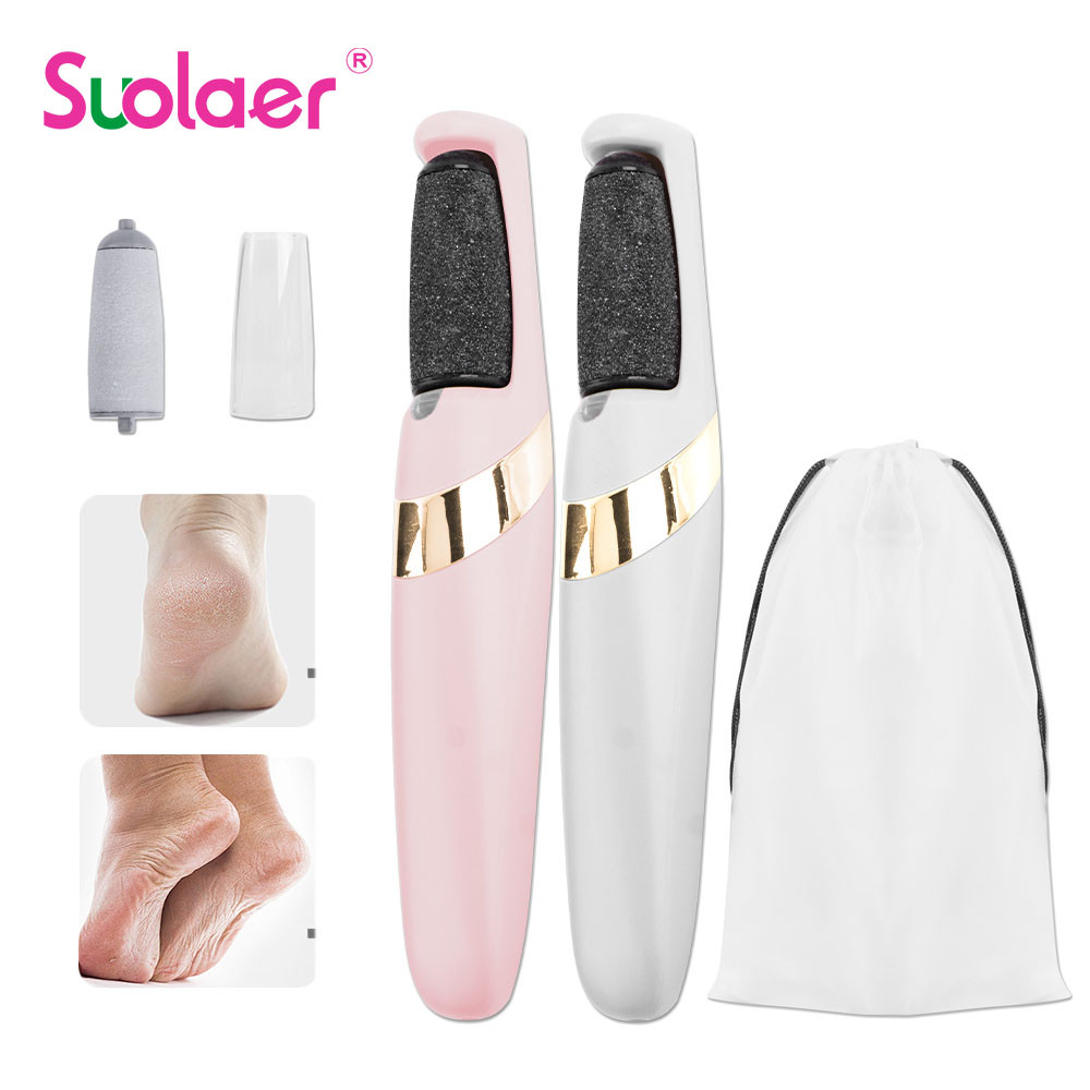 Suolaer Electric Foot File Tools Dead Skin Callus Remover for Hard ...