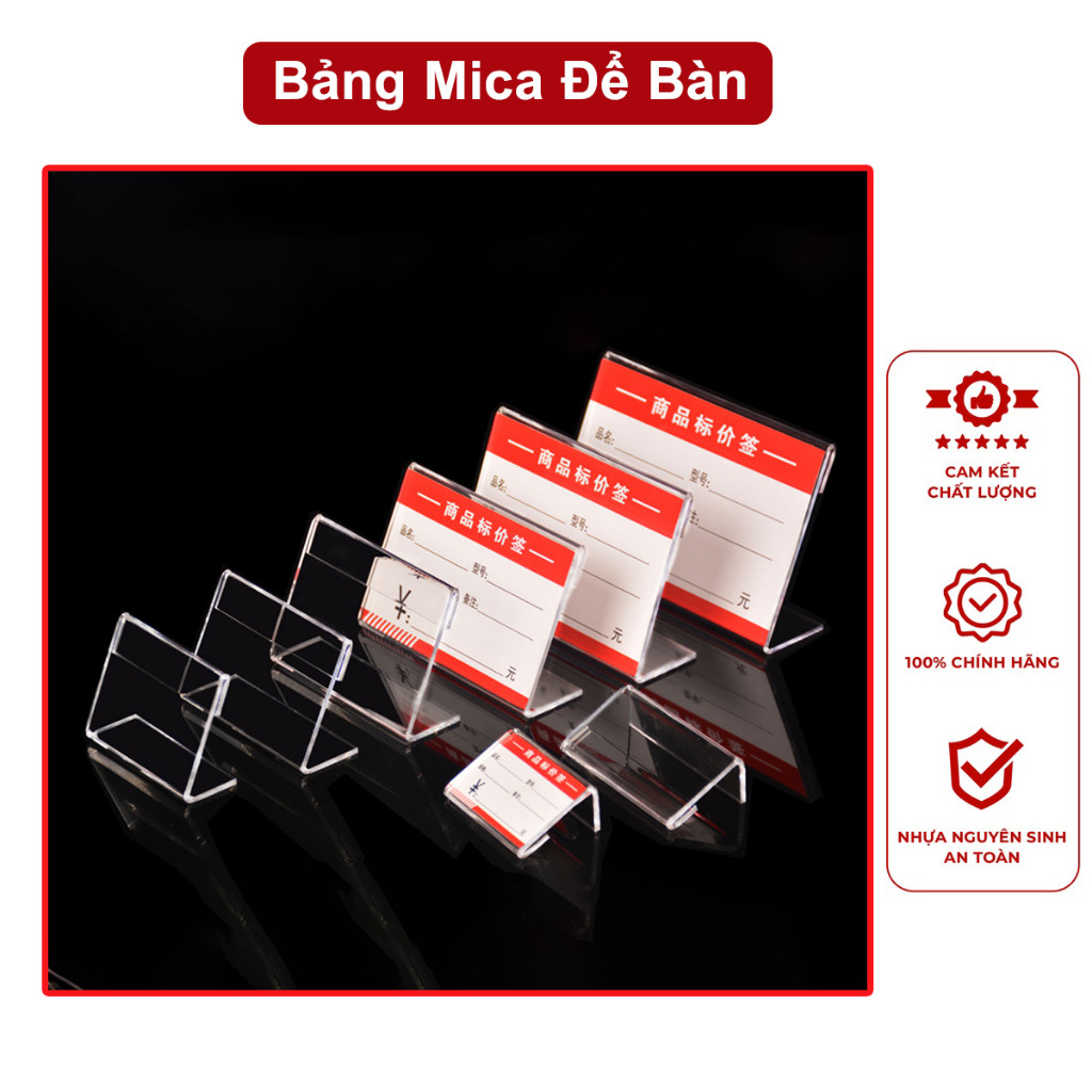 Desktop mica board, L-shaped mica menu board with price list, product ...