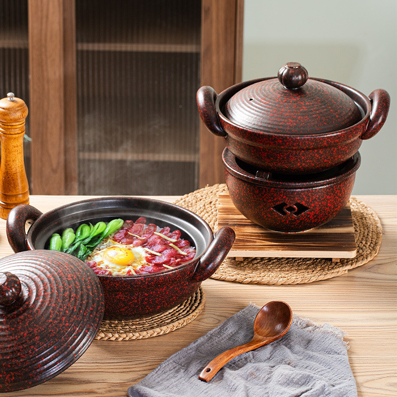 Japanese-Style Casserole/Stewpot Ceramic Pot Gas Stove Electric Ceramic ...