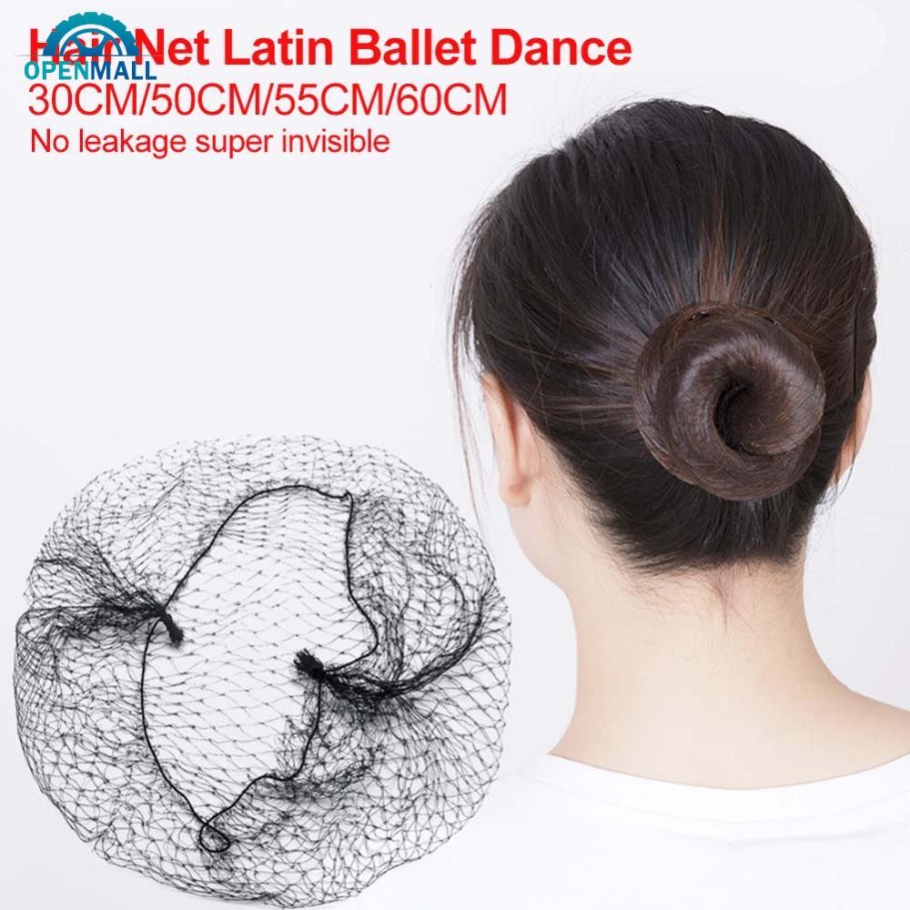 OPENMALL Hairnets Invisible Soft Disposable Hair Net Ballet Dance Bun ...