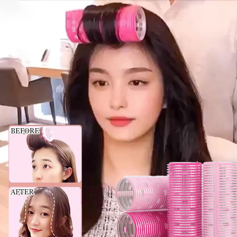 6pcs Magic Self Grip Hair Rollers Girls Hairdressing Curlers Ladies ...