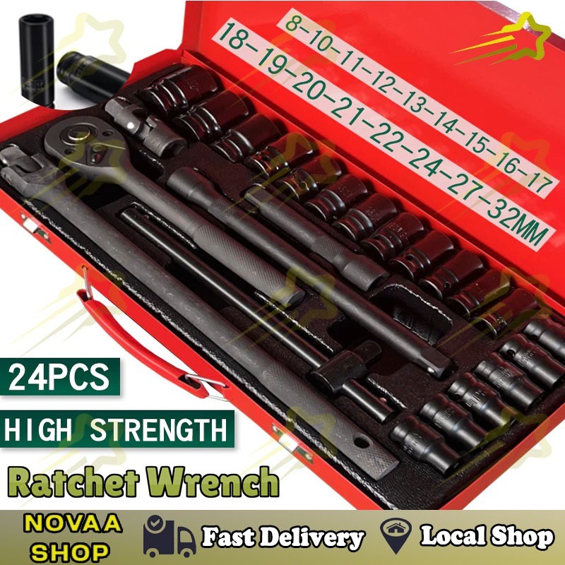 Automotive Tools Set for Car/truck Repair 1/2 Drive Flyman Torque ...