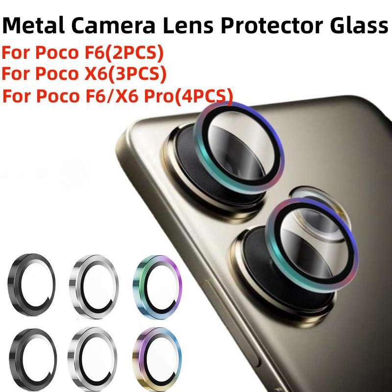 Xiaomi PocoX6 PocoF6 PocoX5 9D High Quality Metal Aluminum Alloy Camera ...