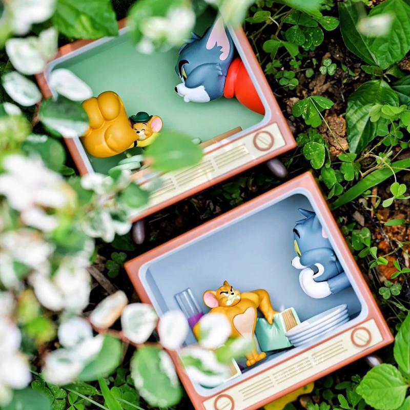 Blind box tom & jerry -m cat model jerry mouse art toys blind box ...