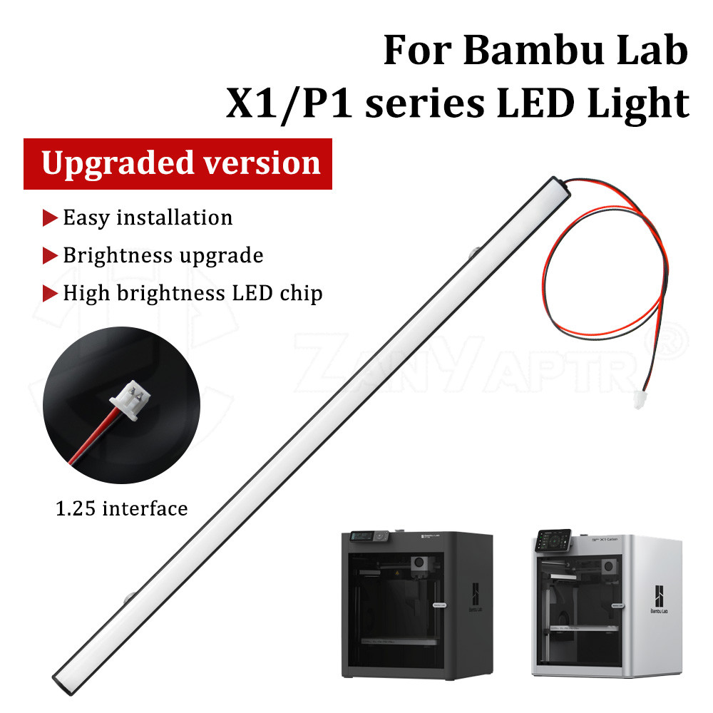 For Bambu Lab X1/P1 LEI Light Upgraded light strip High brightness ...