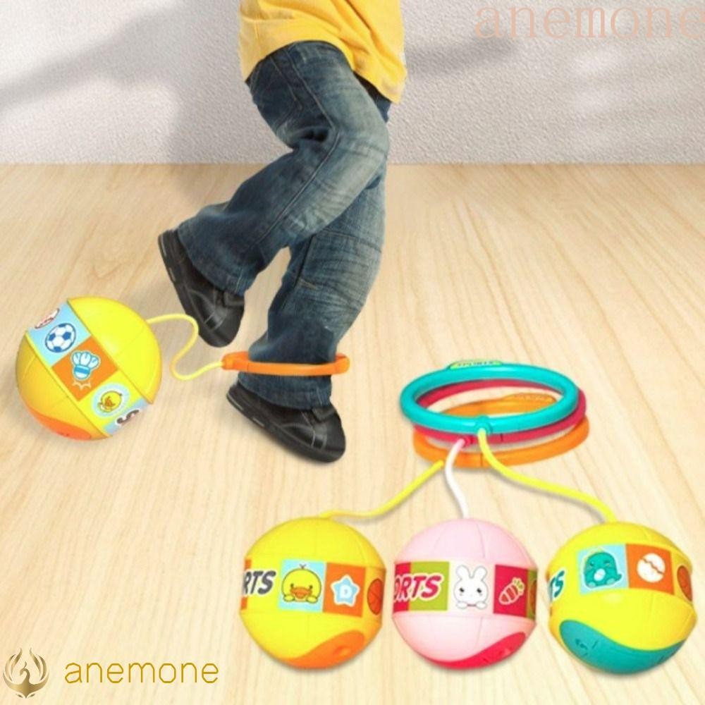 ANEMONE Luminous Foot Jumping Ball, Skip Ropes Sports On String ...
