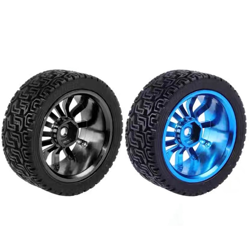 65mm tire robot high friction wheel 85mm sponge inner liner intelligent ...
