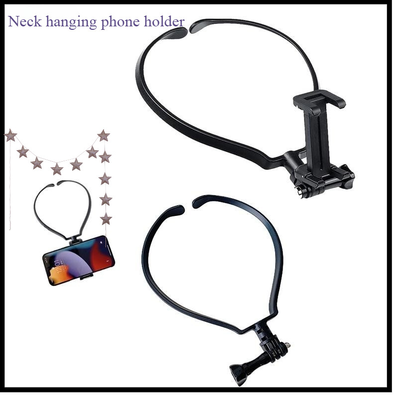 Neck Hanging Phone Holder Portable Sports Camera Mount for Live ...
