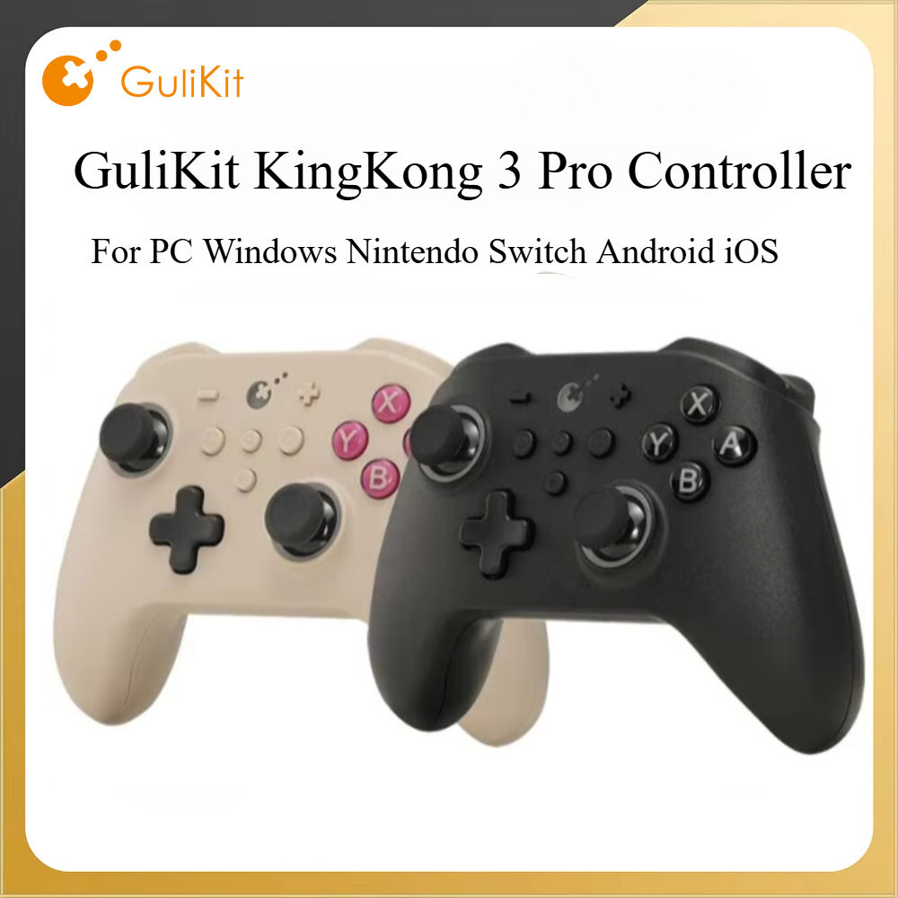 GuliKit KK3 Pro Controller with Hall Effect Joysticks & Triggers ...