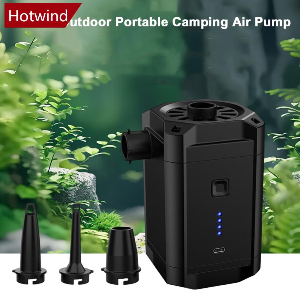 HOTWIND Portable Electric Air Pump Inflator Pump Rechargeable Air ...