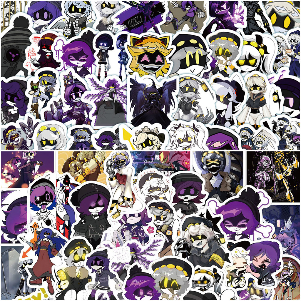Y&P| Murder Drones Stickers Set Cartoon Graffiti Waterproof Decals Pack ...