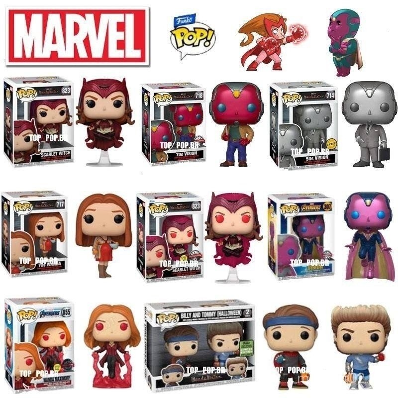 Funko Pop Wandavision Scarlet Wanda Scarlet Wanda Marvel Sorceress NALF ...