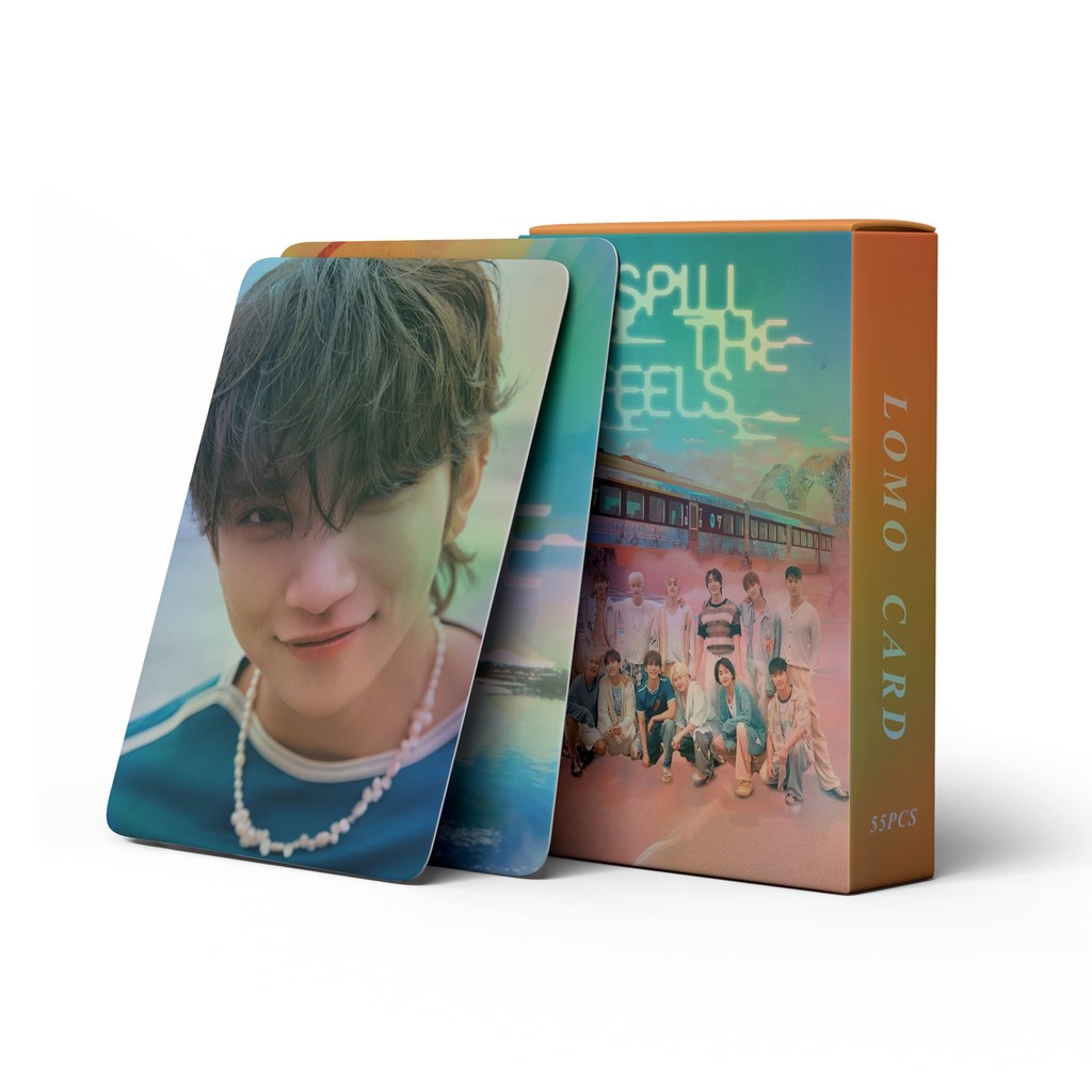 50-124pcs SEVENTEEN Holographic Laser LOMO Cards SPILL THE FEELS Joshua S.Coups Hoshi Mingyu ...