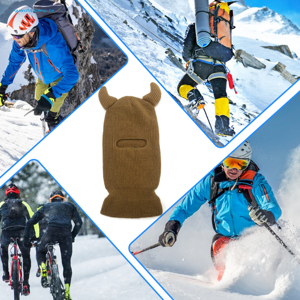 Horn Headgear Skin-touching Horn Headgear Cozy Horned Beanie Hat for ...