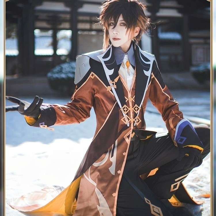 Yuanshen cos clothing Iwang Emperor Morax Zhongli cosplay clothing Game ...