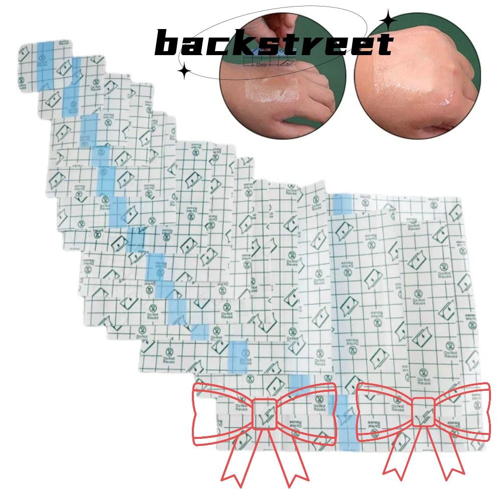 BACKSTREET 100pcs Medical Adhesive Tape, Pu Film Wound Dressing ...