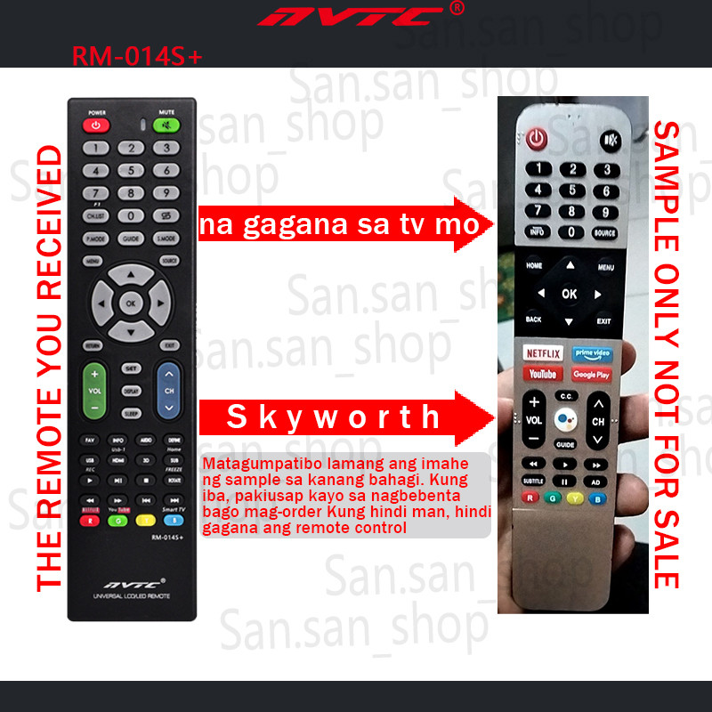 Universal remote control for skyworth smart tv remote,universal na ...