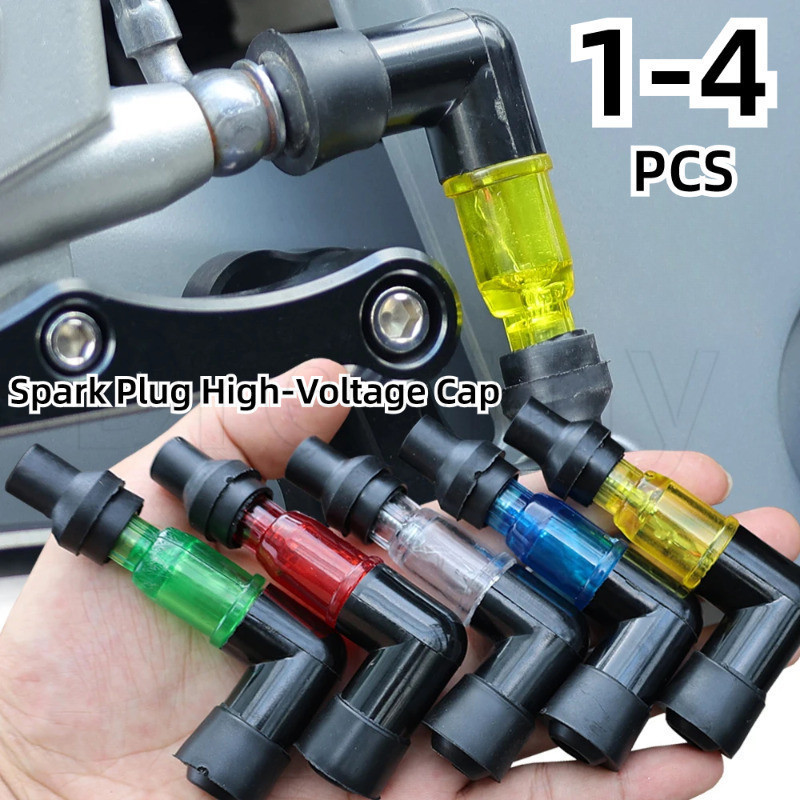 Motorcycle Flash Spark Plug Cap - Universal Ignition Spark Plug Cap ...