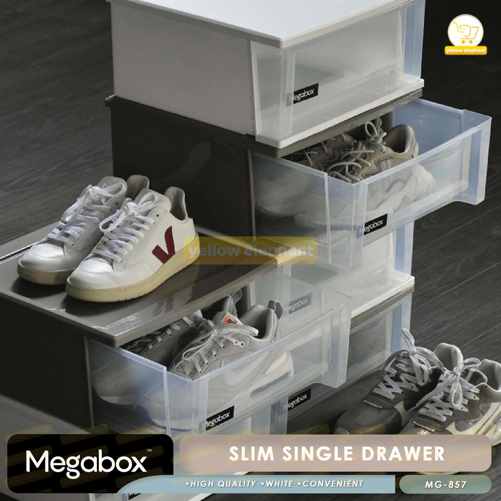 Megabox Slim Single Drawer Organizer & Stackable - Yellow Elephant ...