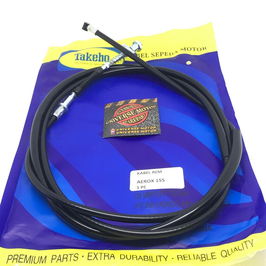 AEROX 155 B65 BRAKE CABLE AEROX NEW 155 BBP F6351 TAKEHO REAR BRAKE ...