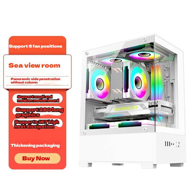 Panoramic room without pillars, sea view room, MINI computer case ...