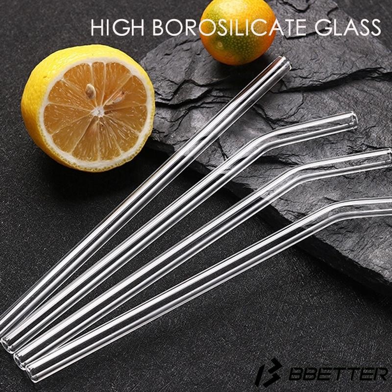 1Pc Reusable Glass Straight pipe Elbow pipe elbow pipe Borosilicate or ...