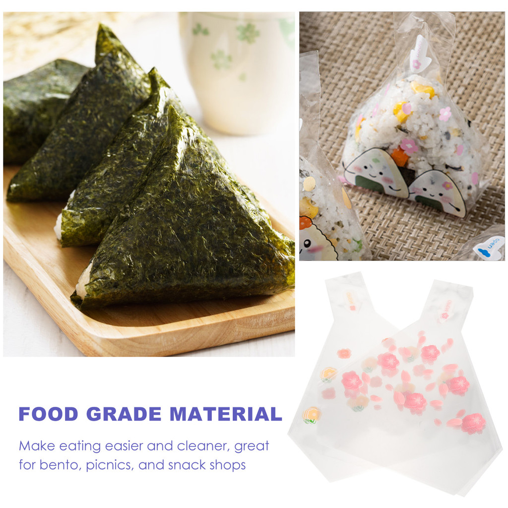 [READY STOCK] Triangle Rice Ball Packaging Japanese Decor Sushi ...