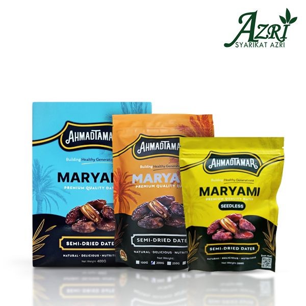 Ahmad Tamar Maryami Dates 400g & 200g (seeded & Seedless) | Shopee ...