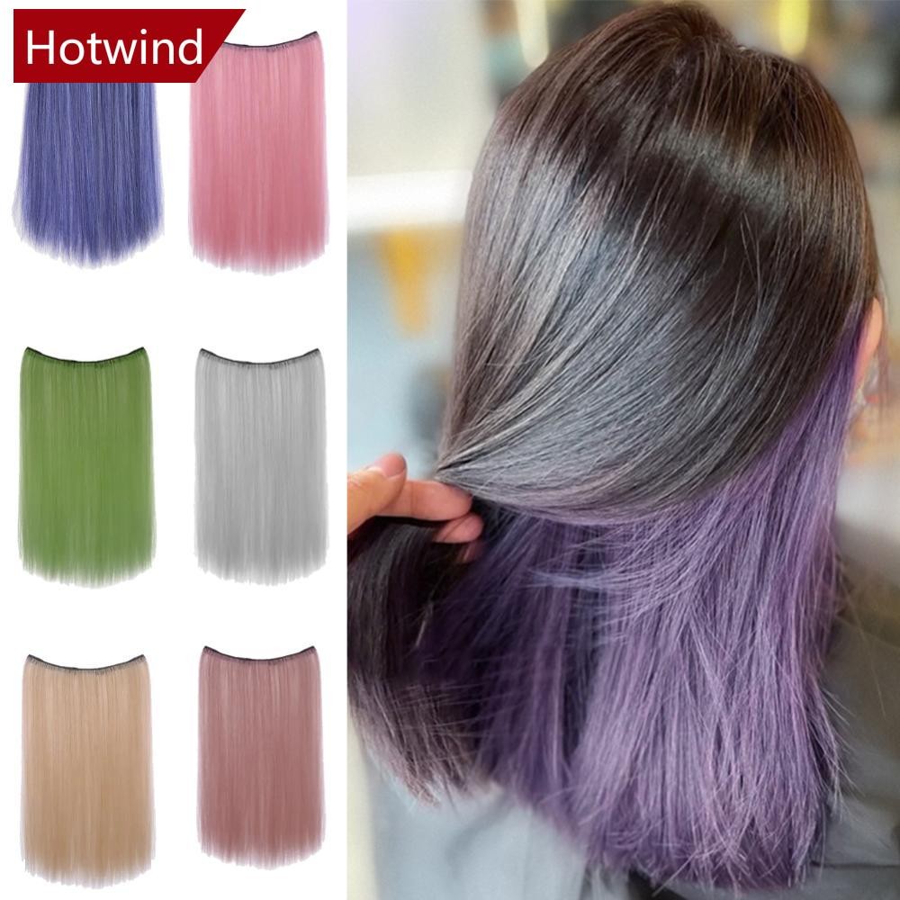 HOTWIND Hidden Dye Wig Piece Hanging Ear Dye Women's Highlight Dye ...