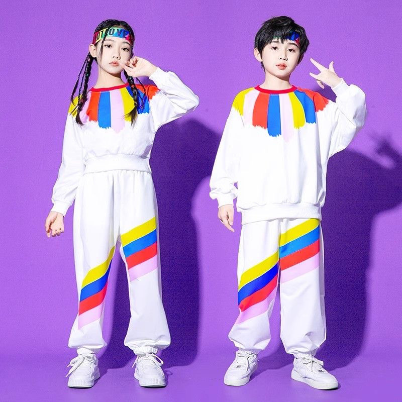 Elementary School Student Sports Costume, Opening Ceremony Rainbow SET ...
