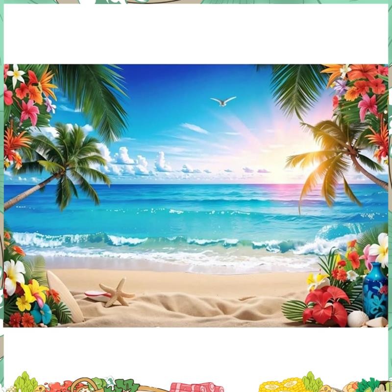 Photography Background 150*100CM Summer Beach Theme Backdrop Travel ...