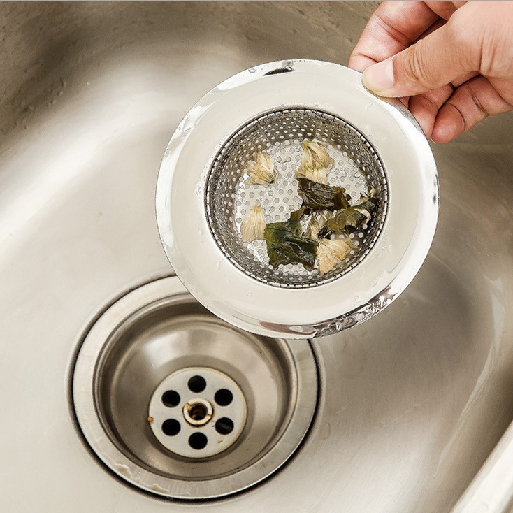 Kitchen Bathroom Sink Stainless Steel Drain Filter Net Leakage Net ...