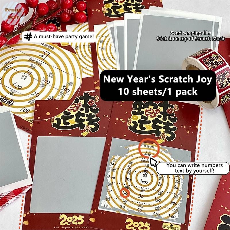 [Penny Bear] 1 Set DIY Homemade Redemption Vouchers 2025 Snake Year ...