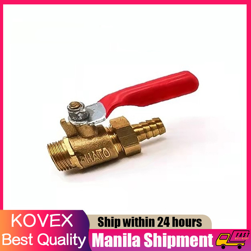 Brass Ball Valve 1/4" / Air Ball Valve 1/4" / Compressor Ball Valve ...