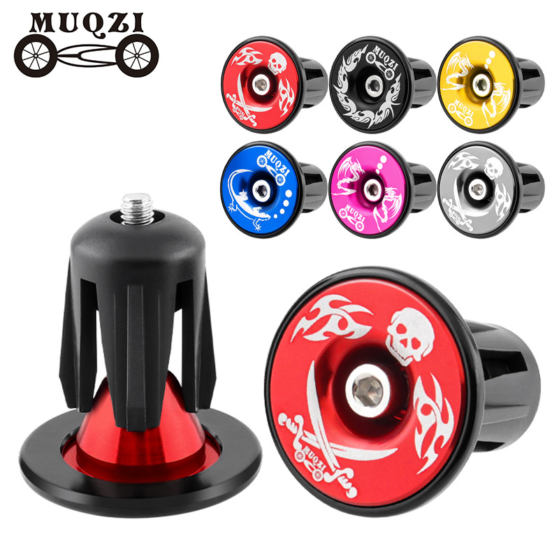 MUQZI Bicycle Handlebar End Caps MTB Road Folding Bike Bar Grips End ...