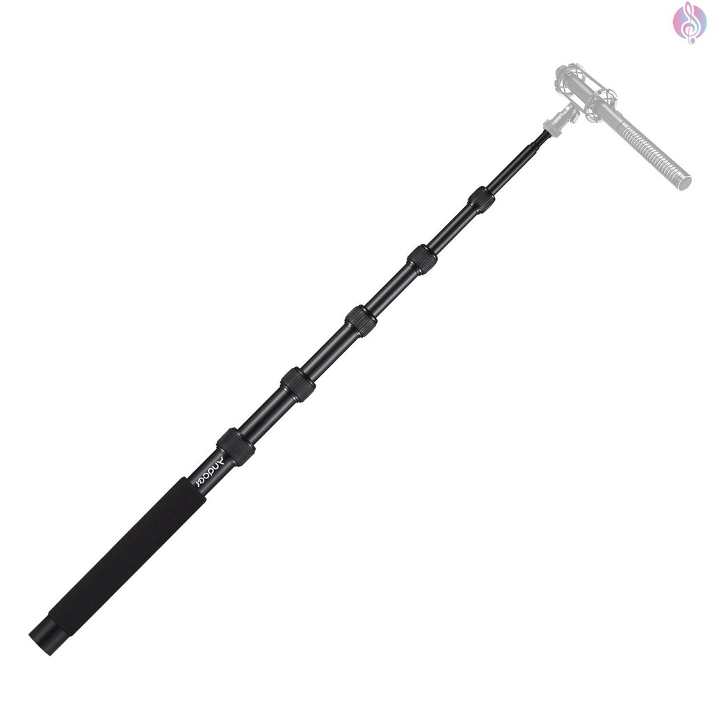Fast Shipping Andoer Handheld Microphone Boom Arm 6-Section Extendable ...