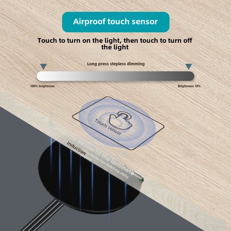 12V Touch Sensor Dimming Hand Scanning Sensor led Light with Switch ...