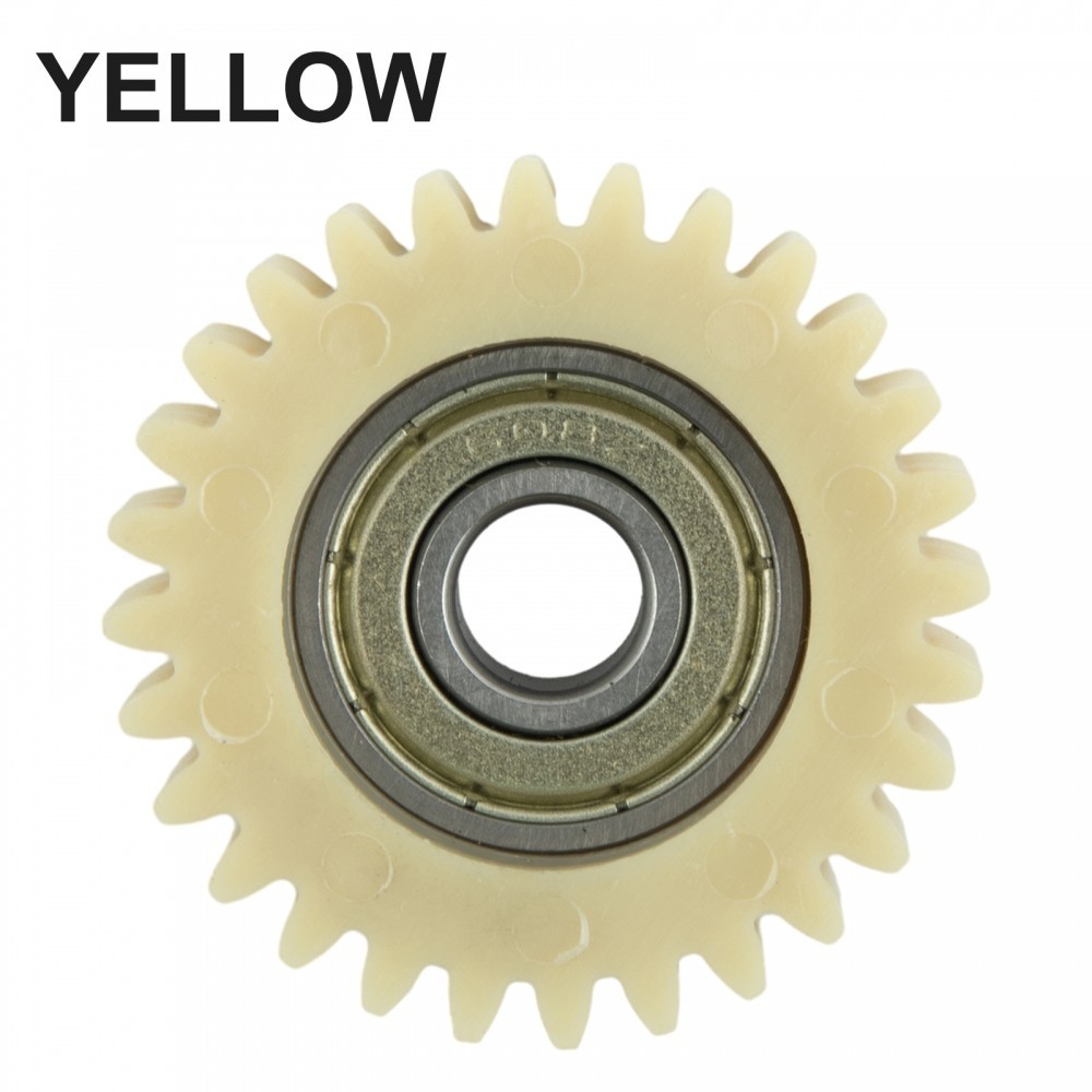 Noise Reduction White/Yellow 37 5x8x12mm Ebike Wheel Hub Motor ...